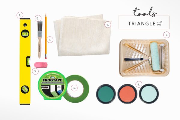 DIY: How to Paint a Triangle Wall - Between Carpools