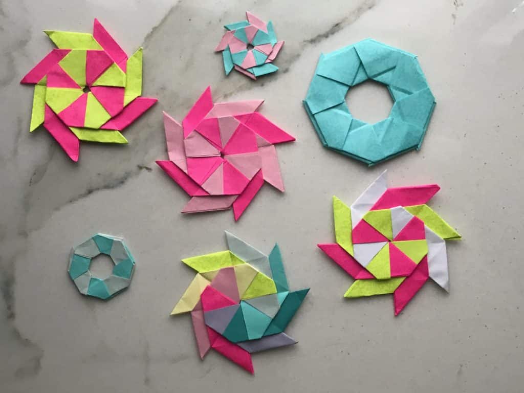 Fold An Origami Star And Be "On Trend" - Between Carpools