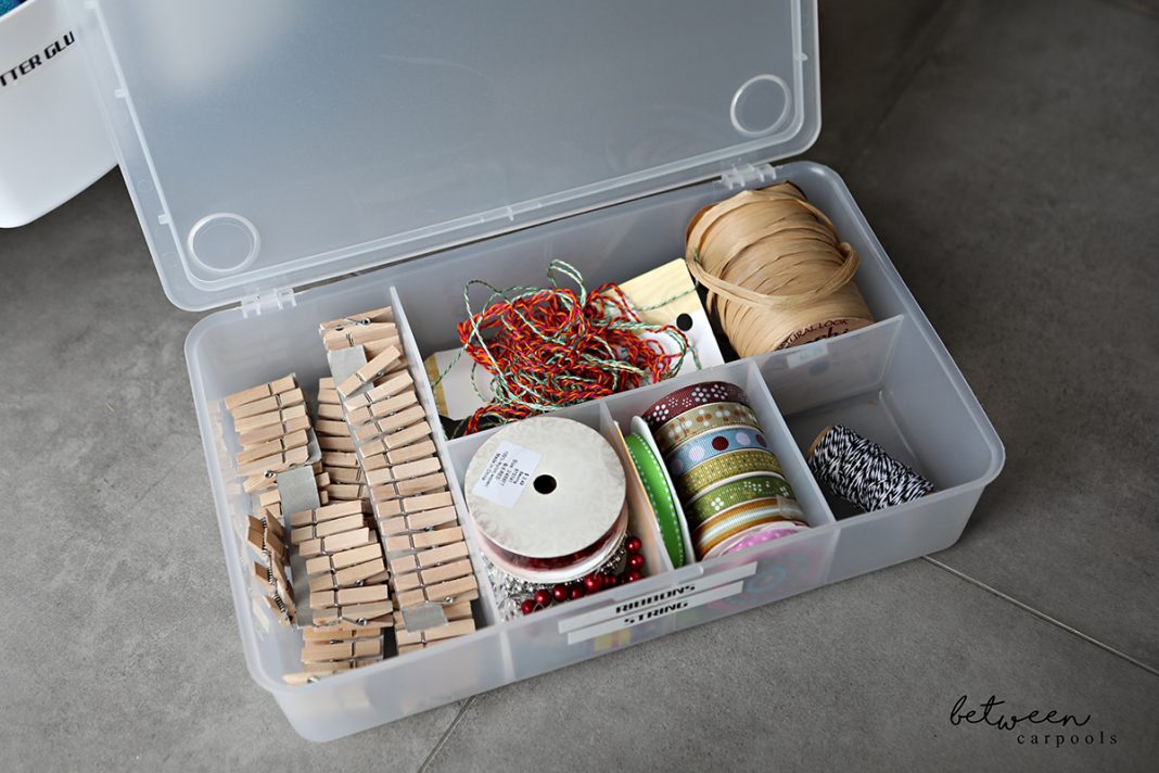 How to Organize the Craft Mess - Between Carpools