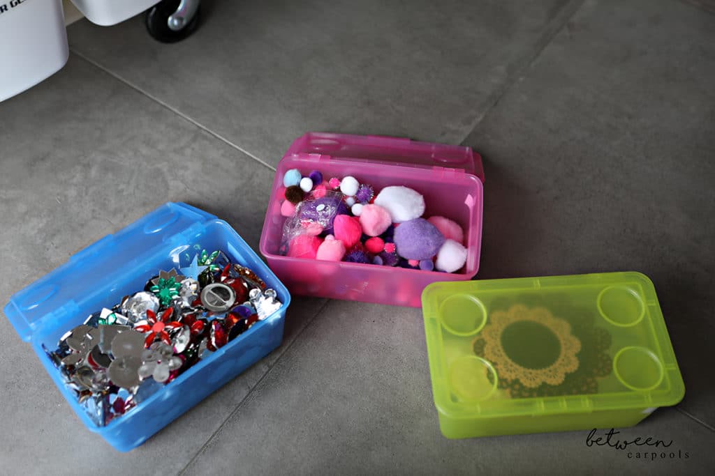 How to Organize the Craft Mess - Between Carpools