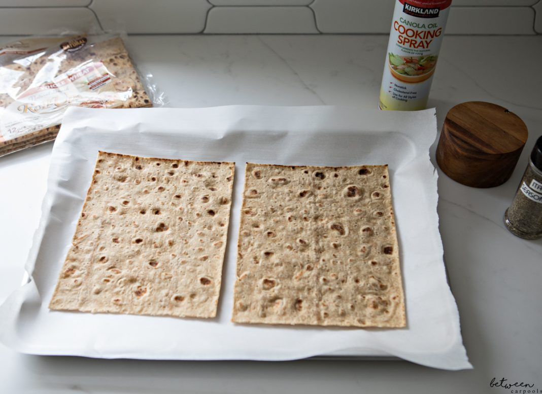 How to Transform a Wrap into a Crispy Flatbread - Between Carpools