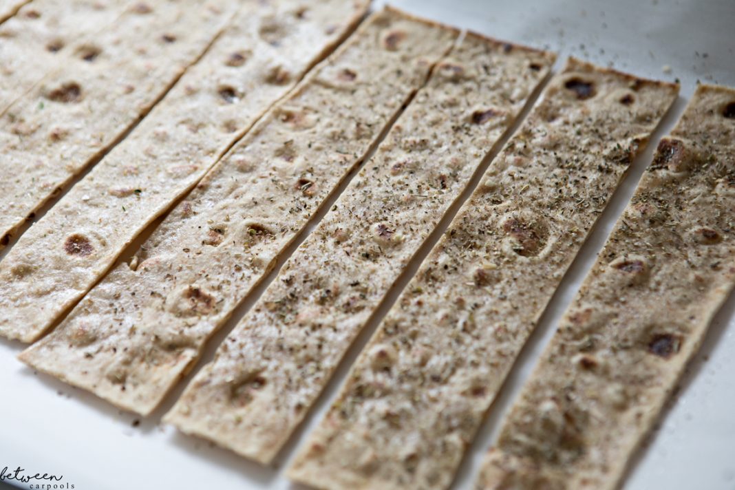How to Transform a Wrap into a Crispy Flatbread - Between Carpools