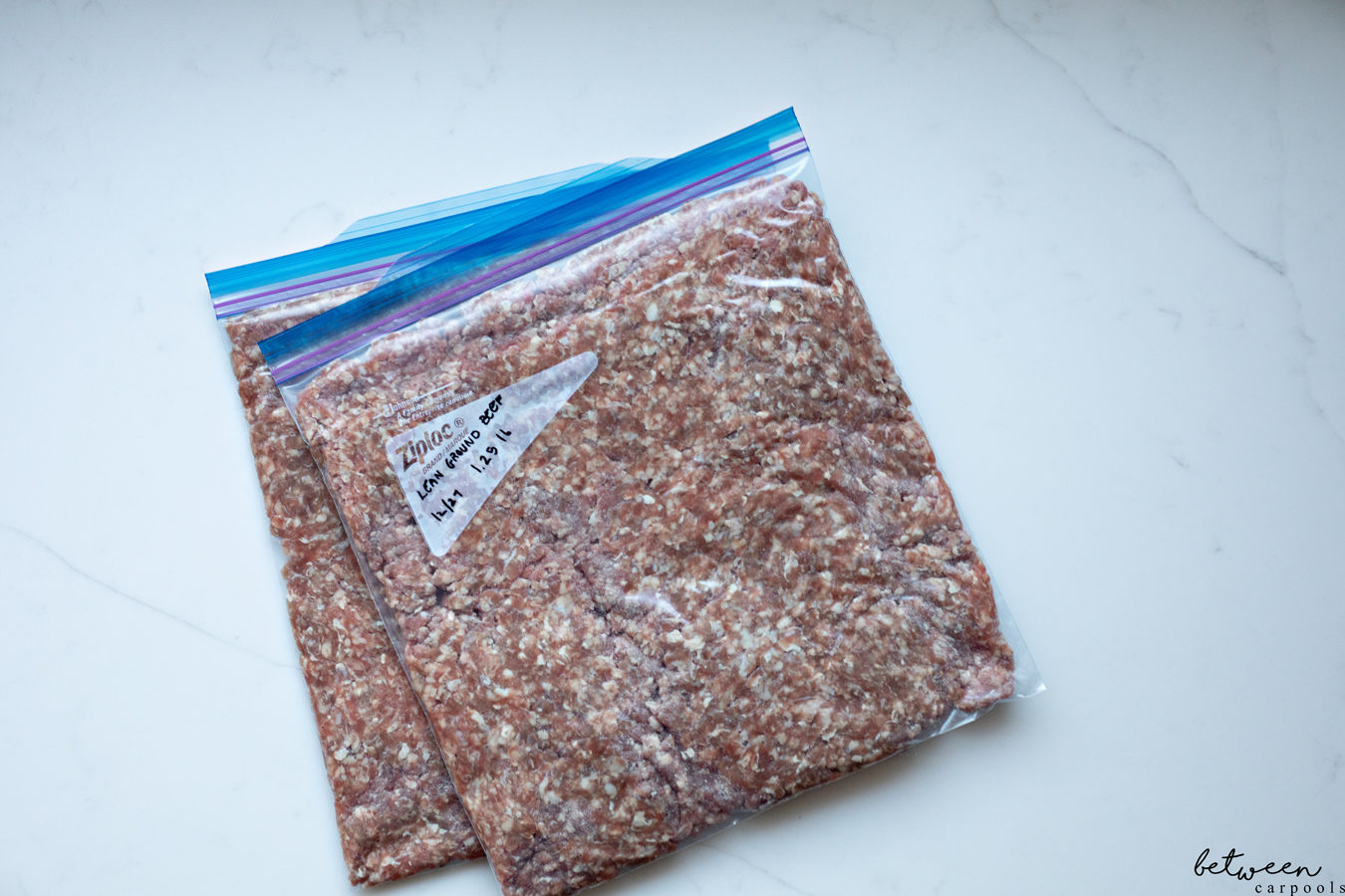 How to Freeze Your Ground Beef - and Use It, Too! - Between Carpools