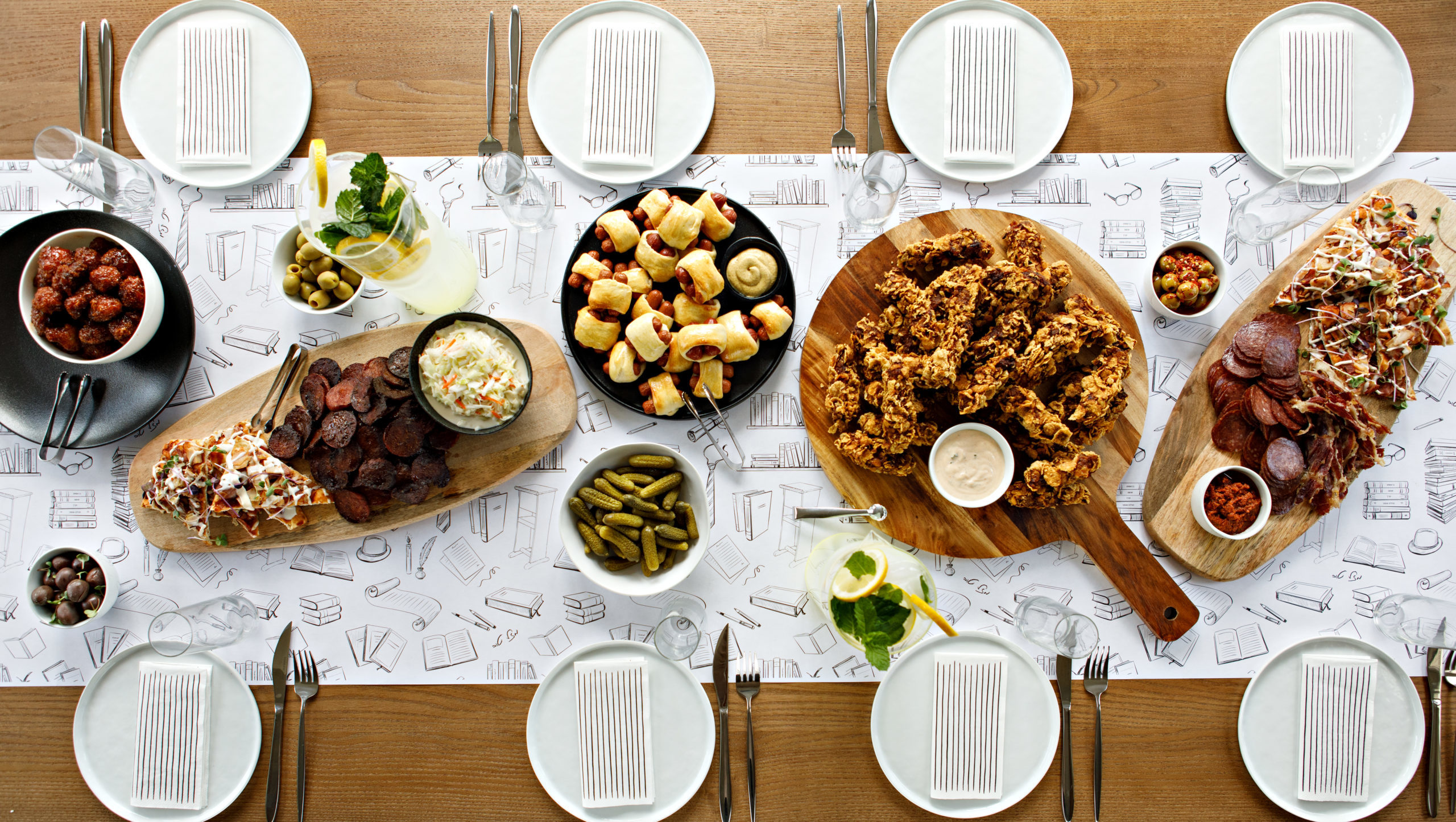 Party or Siyum Table - This Is a Fun Feast - Between Carpools