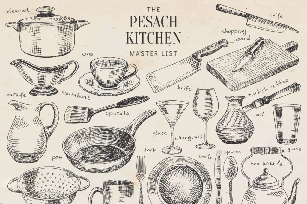 The Pesach Kitchen Master List - Between Carpools
