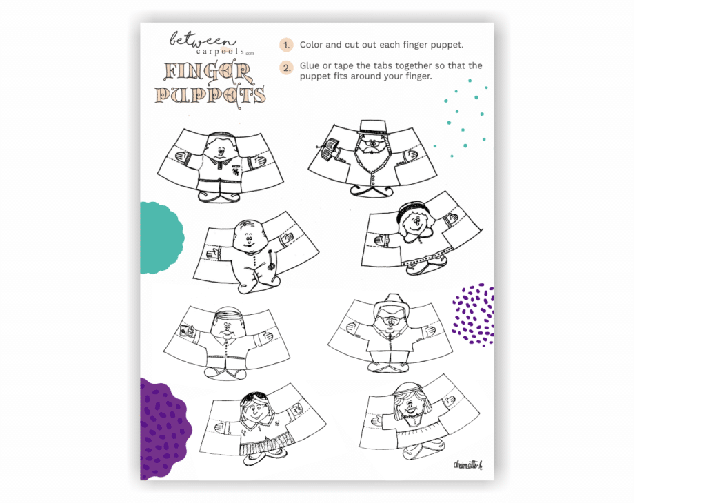 We Know What You Need Right This Moment. This Finger Puppet Activity ...