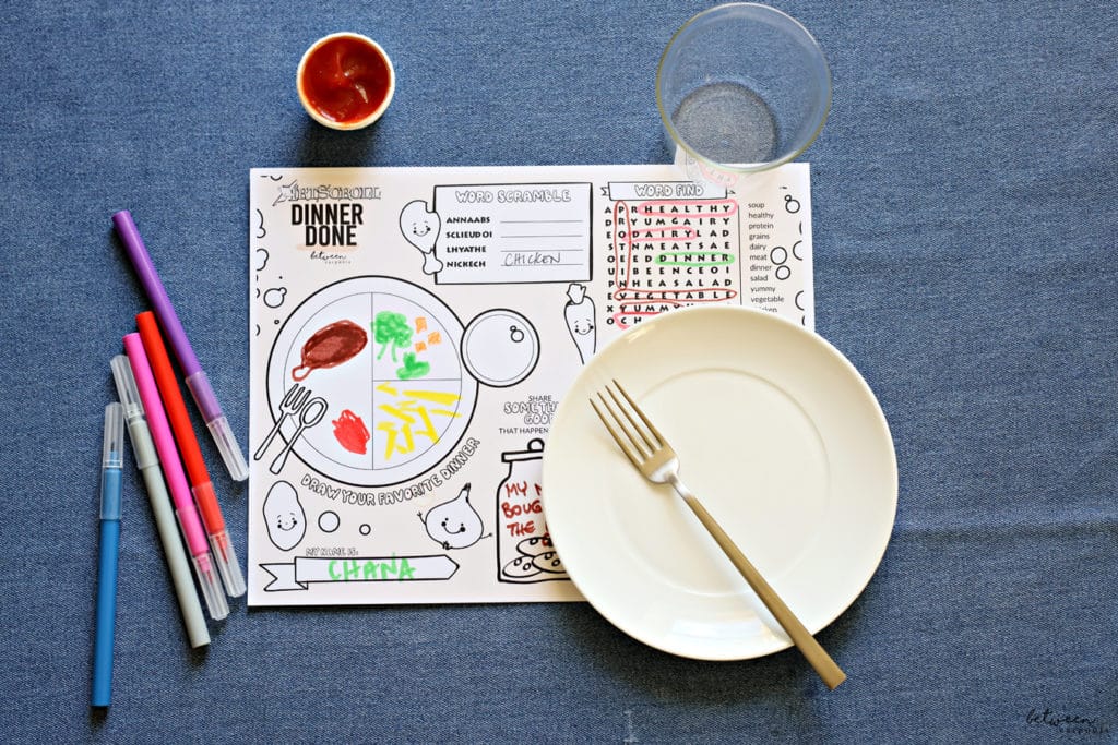 Have Fun at the Table with Our Dinner Done Placemat. Free Download ...