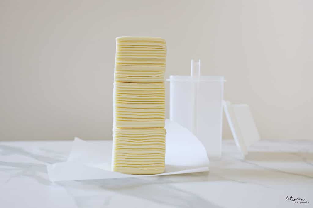 How to Store That Stack of American Cheese - Between Carpools