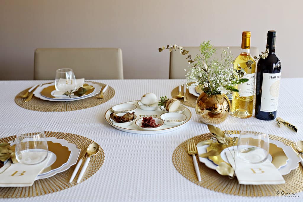 Wait Until You See This Gorgeous Seder Table - Between Carpools