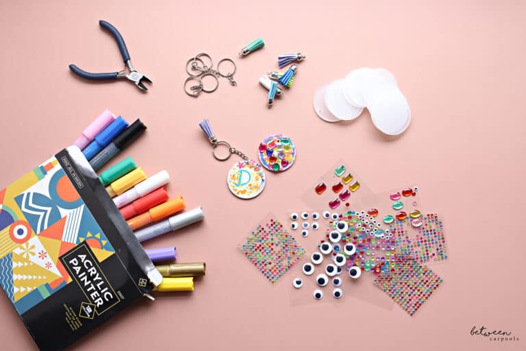 A Keychain Craft That’s Perfect for Birthday Parties! - Between Carpools