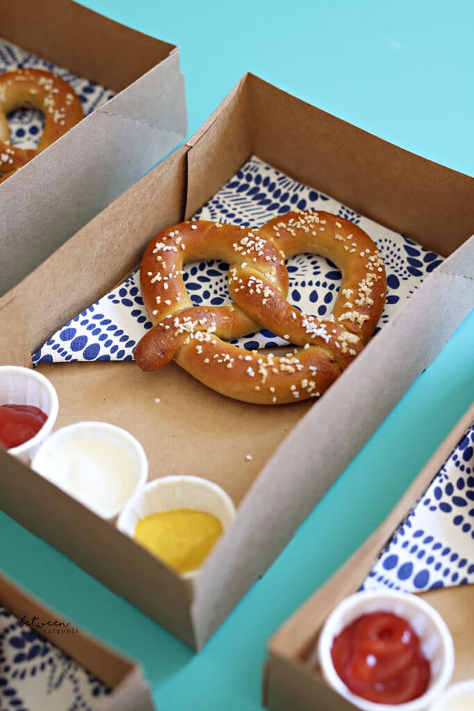 Make a Hot Pretzel Bar (But Make It Easy!) - Between Carpools