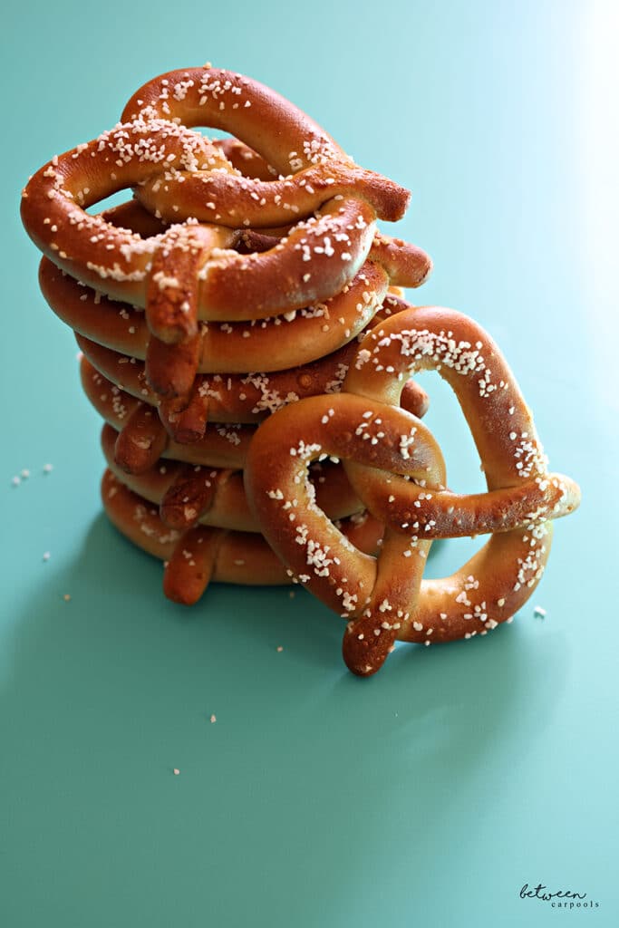 Make a Hot Pretzel Bar (But Make It Easy!) - Between Carpools