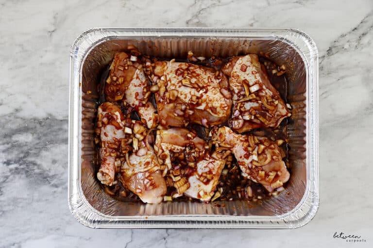 Miso Maple Chicken with Shallots - Between Carpools