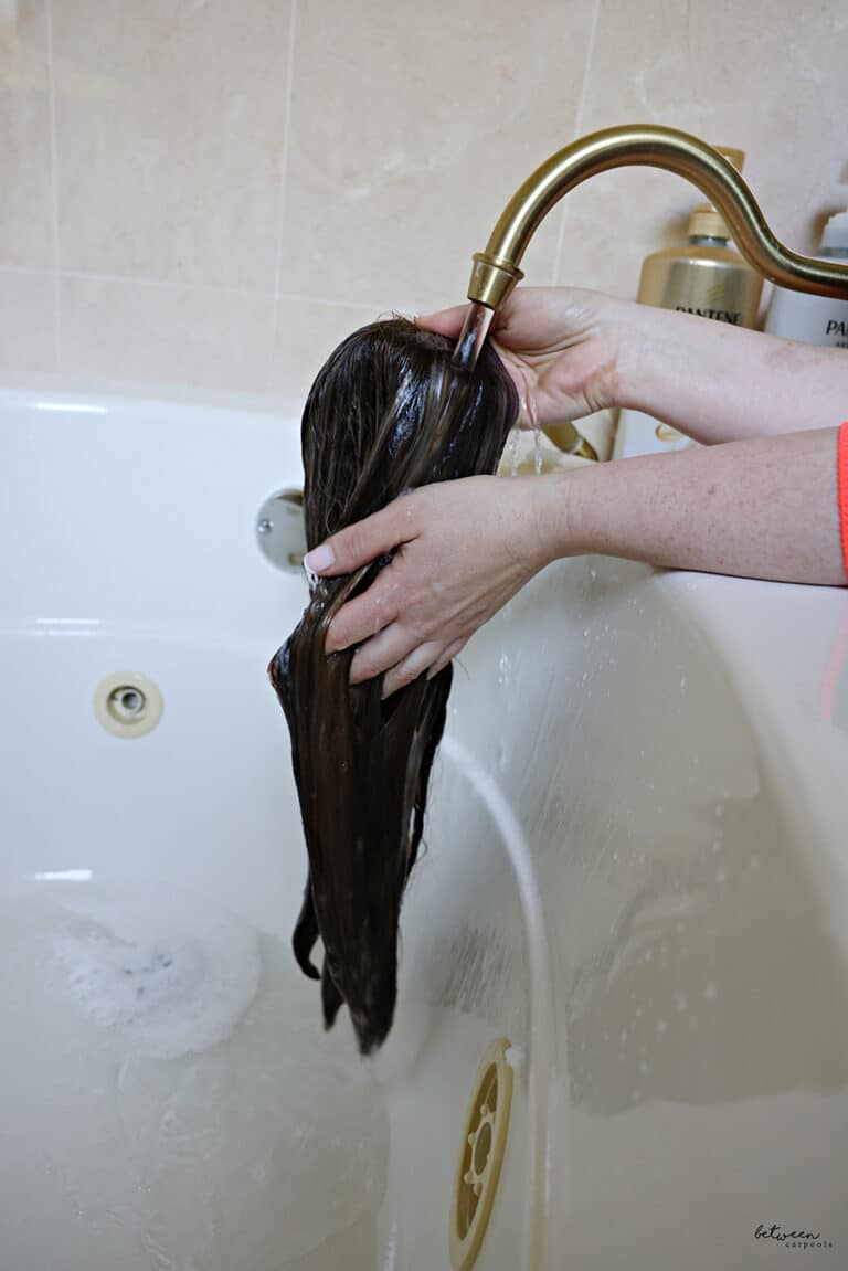 How to Wash Your Wig At Home - Between Carpools