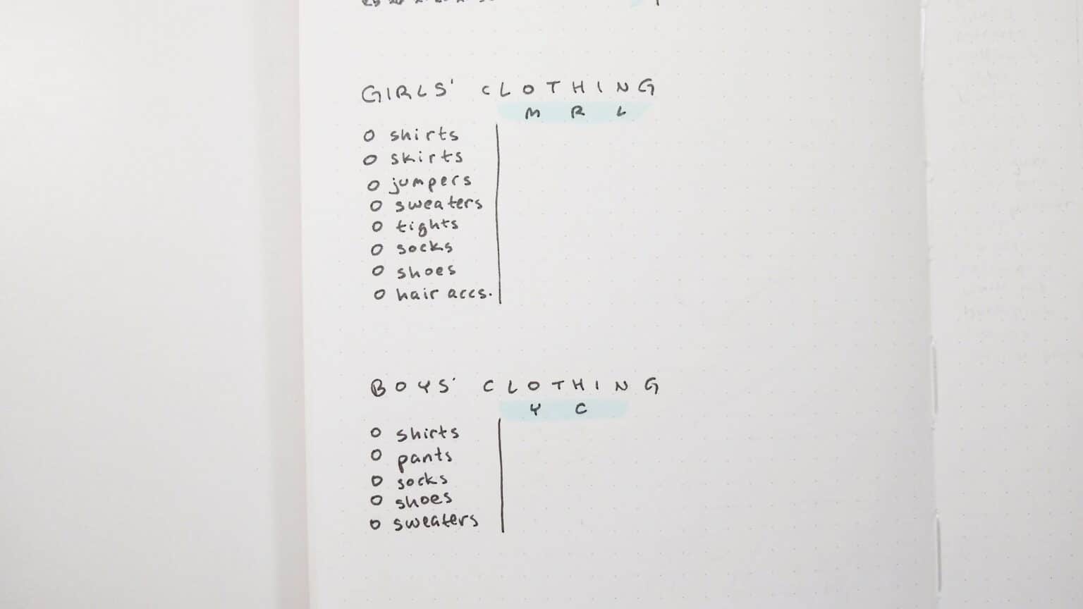 How to Use the Bullet Journal System to Organize Your Shopping Lists ...