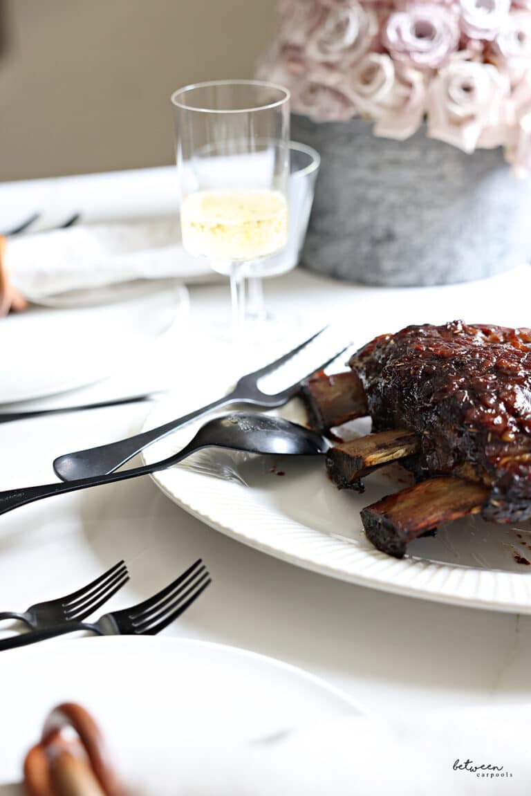 Flanken Roast with Shallot Sauce - Between Carpools