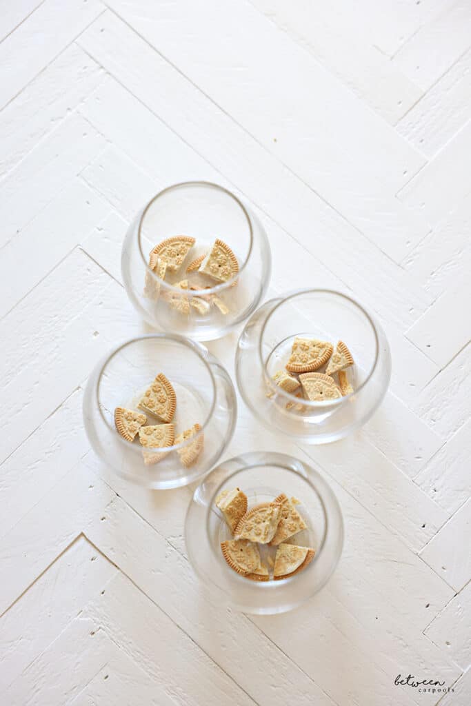 Frozen Raspberry Crumb Bar Ice Cream Cups - Between Carpools