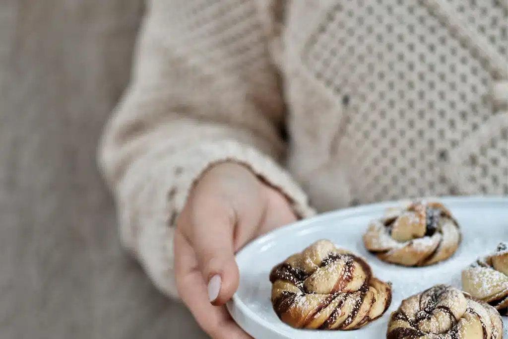 Rochie Pinson’s Chocolate Hazelnut Twists - Between Carpools