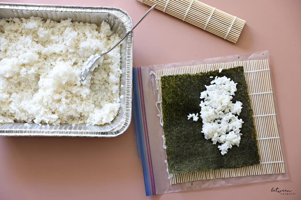 The 9x13 Life: Sushi Rice in the Oven - Between Carpools