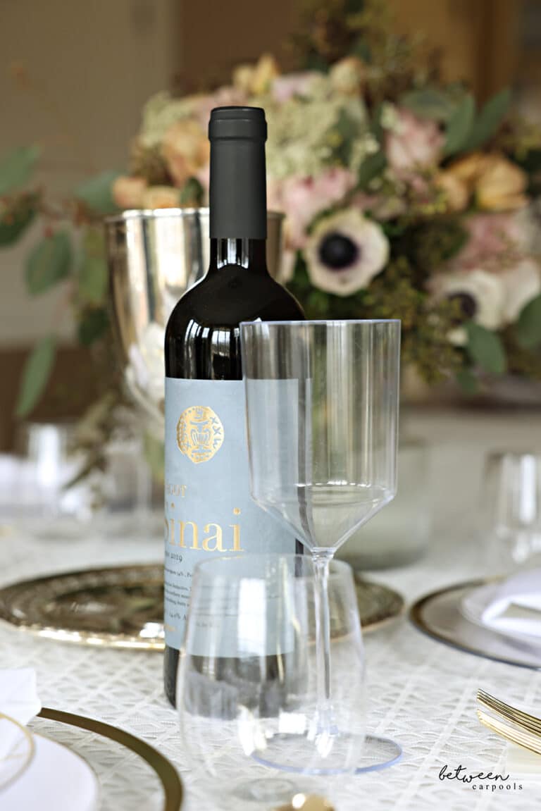 Classic and Stunning: Set a Pesach Seder Table Like This - Between Carpools