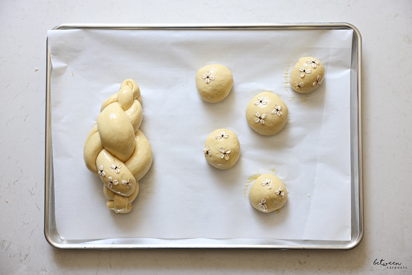 Decorate Your Challah with Flowers for Shavuos - Between Carpools