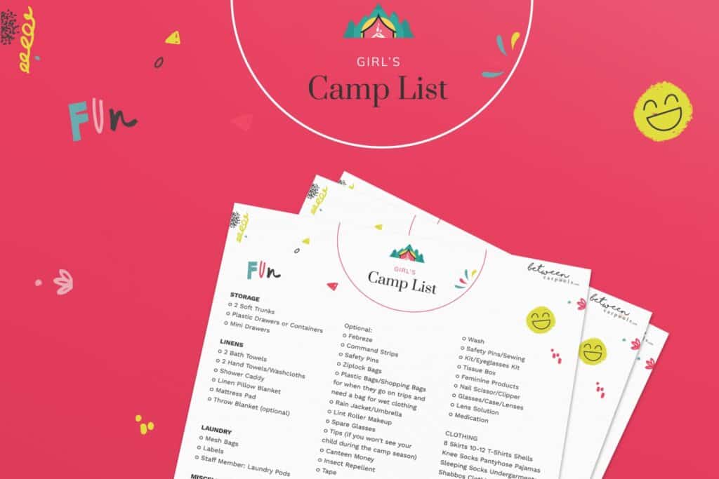 Child Going To Camp? Here's A Detailed Packing List - Between Carpools