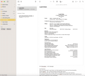 How to Organize and Keep Track of Those Shidduch Resumes - Between Carpools