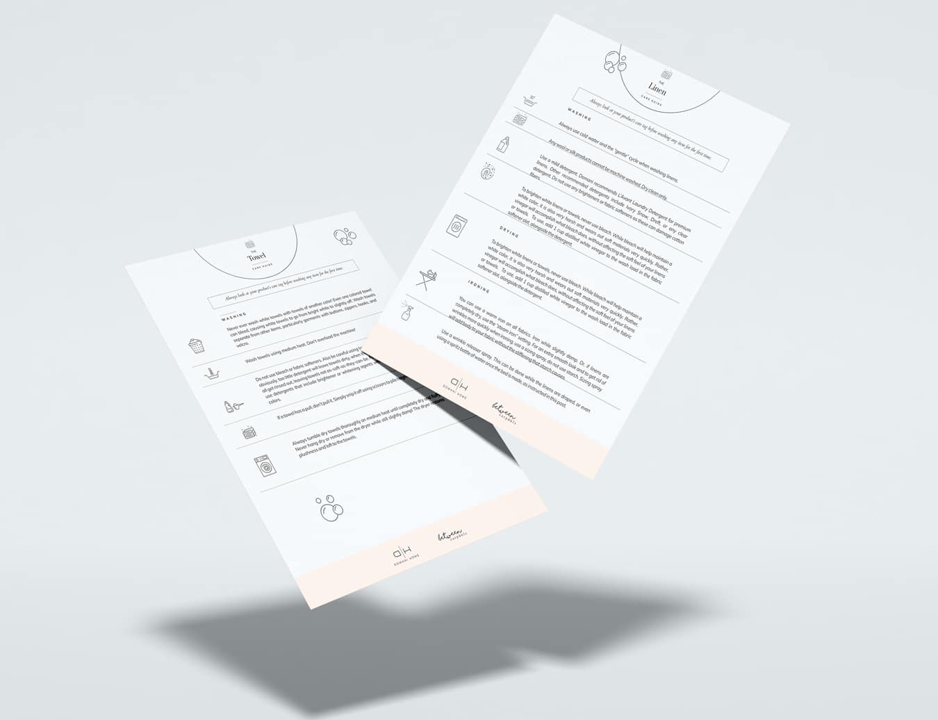 The Domani Home x BCP Linen Care Guide - Between Carpools