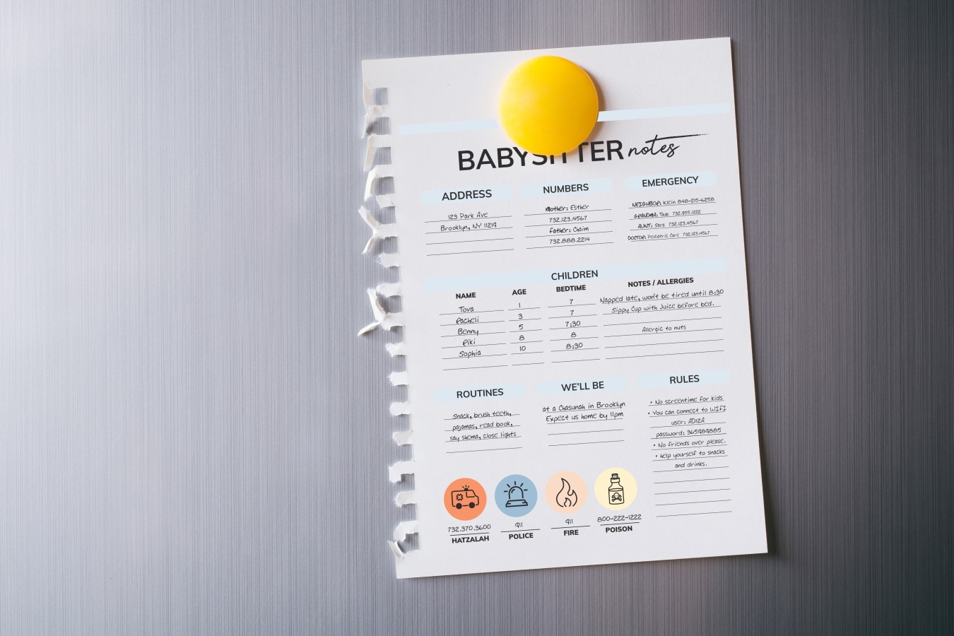 The Babysitter Download: Important Info Goes Here! - Between Carpools The Babysitter Download: Important Info Goes Here! - Between Carpools